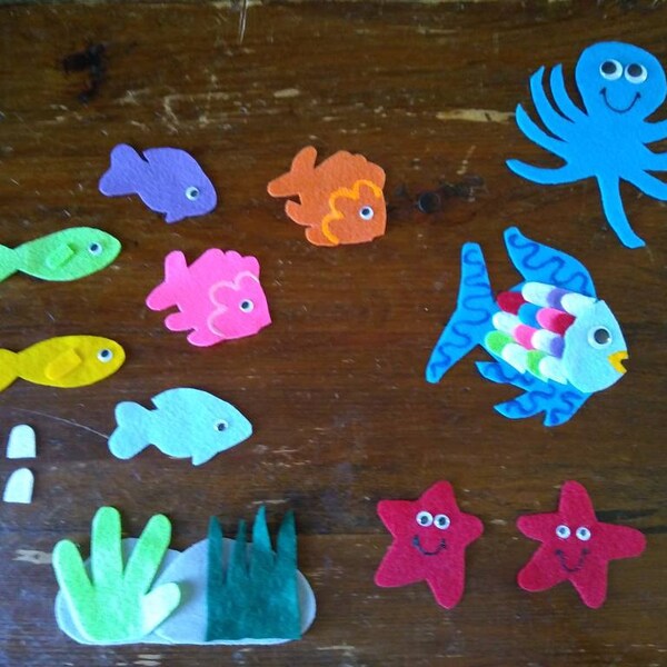 FIVE LITTLE SNOWMEN Children's Flannel Board Felt Set - Etsy