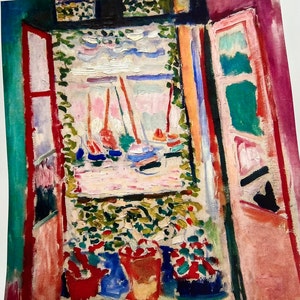 Henri Matisse the Open Window 1905 Vintage Poster Art Print Matisse ...