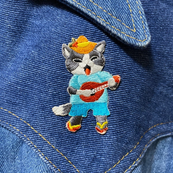 Adorable Kittens , Cats Face Patches, Embroidered Iron on Patch, Cool ...