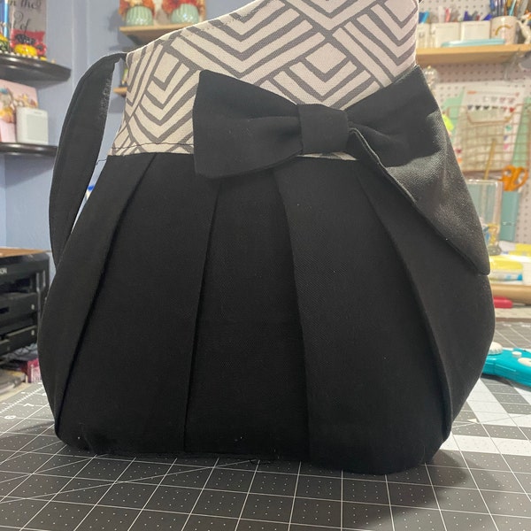 Vintage Bag PDF Sewing Pattern, 1940s Bow Trimmed Bag, Retro Sewing ...