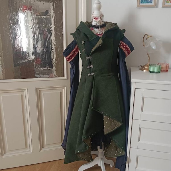 Winter Jester Cosplay Sewing Pattern, Jester's Winter Coat Costume ...