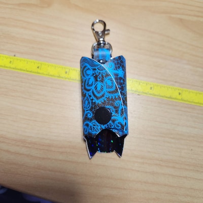 Goth Bat Wing Keychain SVG Mans Bat Key Cover Template Key Wrap Bag Tag ...