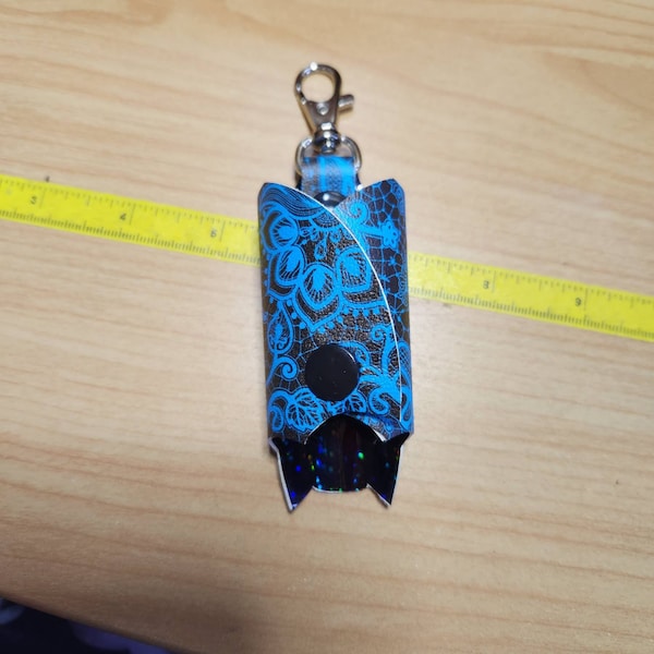 Goth Bat Wing Keychain SVG | Mans Bat Key Cover Template Key Wrap Bag ...