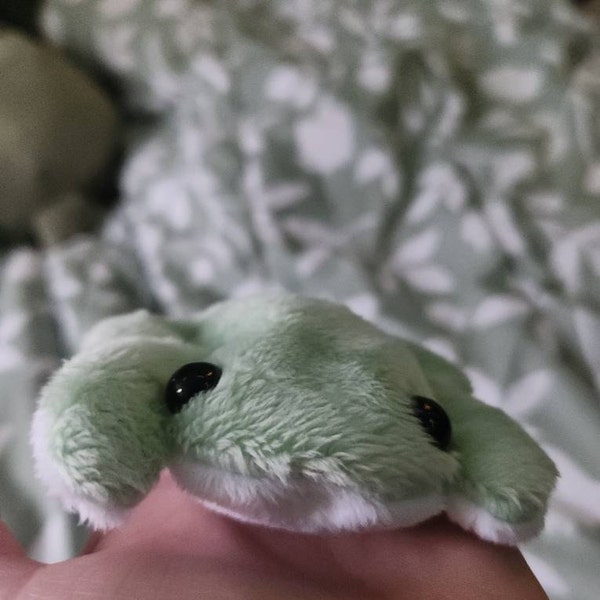 Baby Weighted Frog Plushie - Mini Beanie Frog, Multiple Colors ...