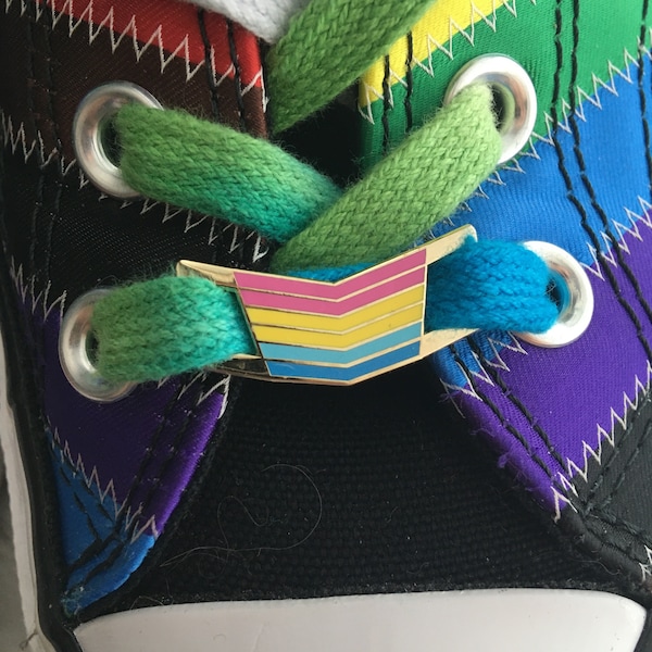 Pansexual Lace Locks — Small Subtle Gay Pride Shoelace Discreet Shoe ...