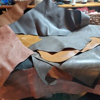 Premium Full Grain Italian Cowhide Leather Scraps Upholstery - Etsy