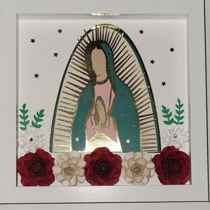 Simple Virgen Mary Layered SVG - Etsy