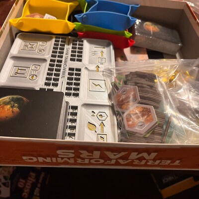 Terraforming Mars Player Boards 3D Printed, High Quality, PLA, .07mm ...