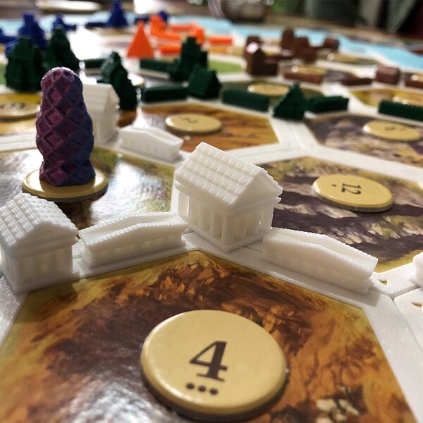 Magnetic Sea Port Hex Tiles for Settlers of Catan | Magnetized, Snappy ...