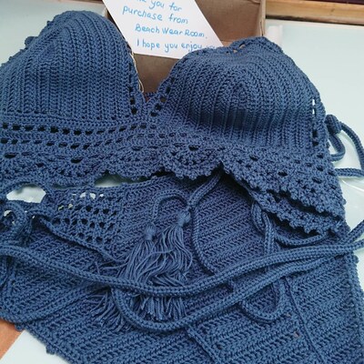 Crochet Thong Bikini Bottom Pattern PDF File on English for Beginners ...