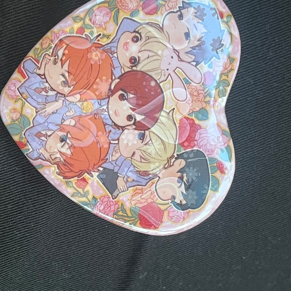 OHSHC Ouran High School Host Club Chibi Heart Holographic Sparkle Heart ...