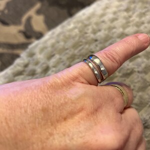 18k GOLD Plated Thumb Ring-chunky Dainty Ring for Women-open Adjustable ...