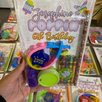 Pop It Coloring Books/pop It Birthday-pop It Party-pop It Party Favors ...