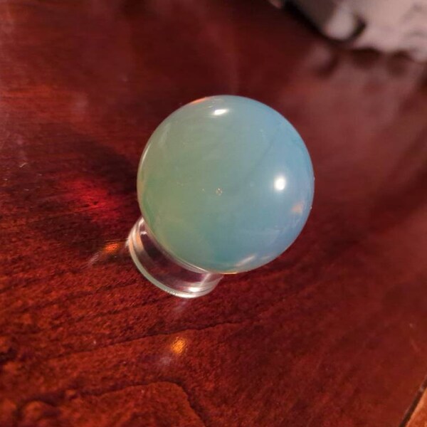 Serene Blue Calcite Spheres. Calm Your Space! Balance Chakras, Enhance ...