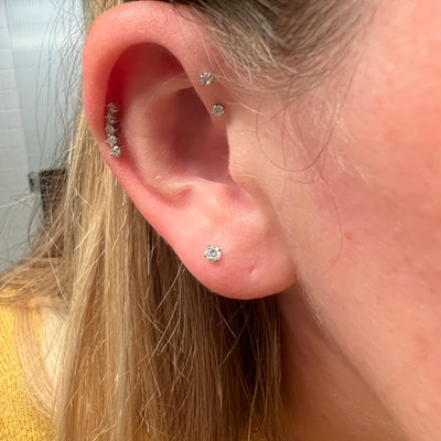 20G Tiny Threadless Push Pin Labret Stud 1.5mm 3mm - Etsy