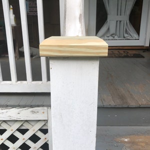 Fence Post Cap, Deck Post Cap, Modern Mailbox Post Cap, Garden Fence ...