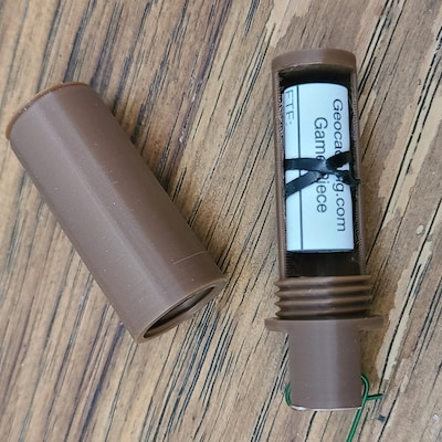 Pinecone Geocache Container Ready to Hide Waterproof Log - Etsy