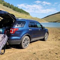 Fits 2006-2014 Honda Ridgeline Rear Middle Sliding Window American Flag ...