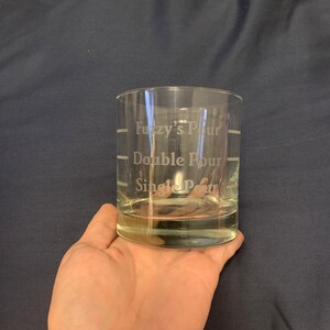 Custom Pour Line Whiskey Glass. Funny Whiskey Glass. Single - Etsy