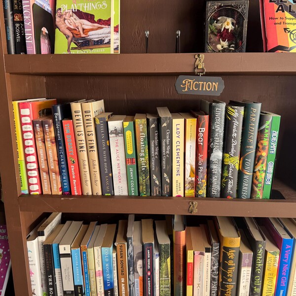 Book Genre Signs-gifts for Book Lovers- Book Shelf Decor- Categories ...