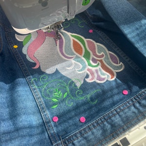 Mermaid Number 1 Applique Machine Embroidery Design Monogram for Girls ...