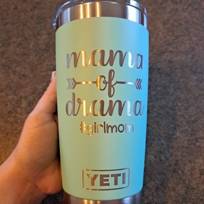 Personalized Engraved YETI 20 Oz. Rambler Tumbler Engraved Tumbler ...