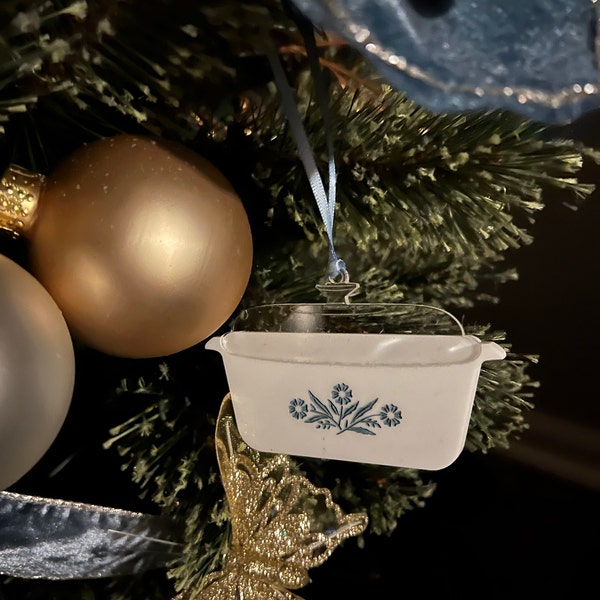 Vintage Pyrex Bowl Replica Christmas Ornament | Vintage Kitchen Holiday ...