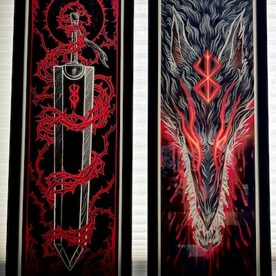 Dragonslayer Sword Sticker, Guts Sword Waterproof Vinyl Sticker, Dark ...