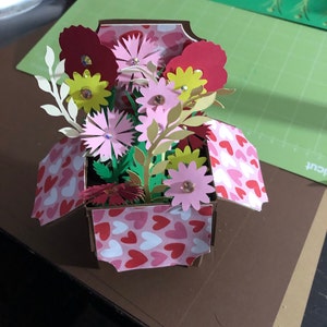 Sunflower Box Card SVG Template. Pop-up Box Card. Pop-up - Etsy UK