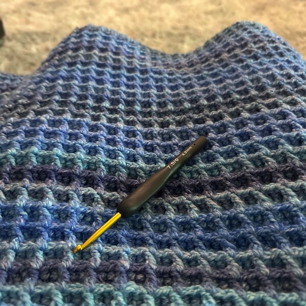 Crochet Waffle Stitch Blanket Pattern | Cozy Fall Throw & Afghan | Easy ...