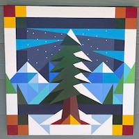 Mariner's Compass Barn Quilt Pattern and Directions to - Etsy Canada