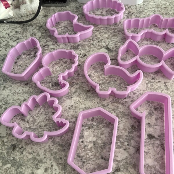 Ruffle Floral Bouquet 1 Cookie Cutter - Etsy