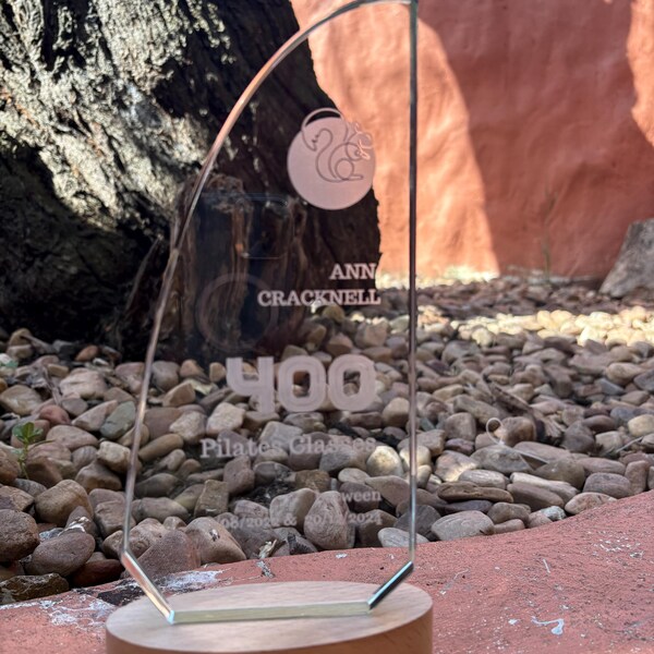 Crystal & Chrome Halo 150mm, Custom Trophy, Sport Trophy, Engraved ...