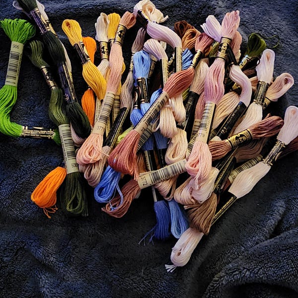 DMC NEW COLORS Embroidery Floss 1 to 35, Embroidery Threads, Dmc Floss ...