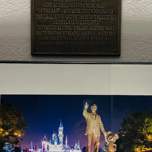 Disneyland Dedication Plaque - Etsy