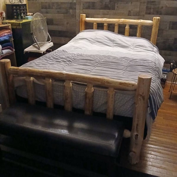 Wilderness Log Bed Kit! Gorgeous Design! Space Saving and Priced Right ...