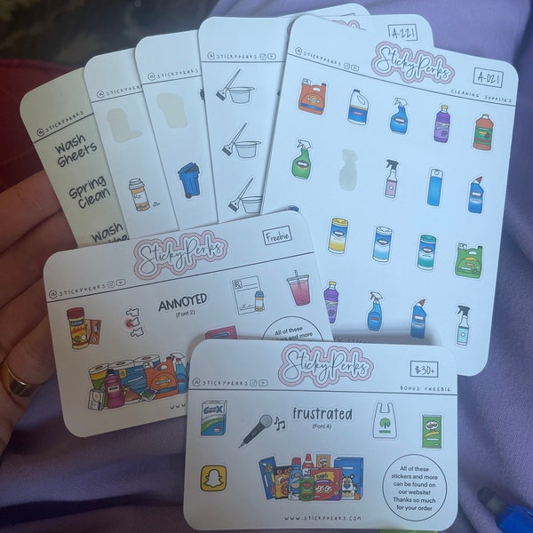 Social Media Icon Planner Sticker | Etsy | Facebook | Instagram ...