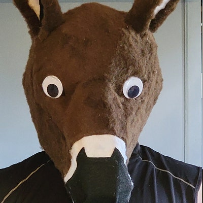 DIY Donkey Mask, Low Poly Paper Craft Template, DIY Printable Mask ...