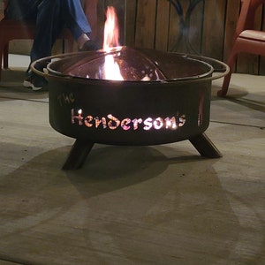 Custom Logo Fire Pit | Etsy