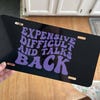 Skully Middle Finger Front License Plate | Vanity Plate | Front License ...