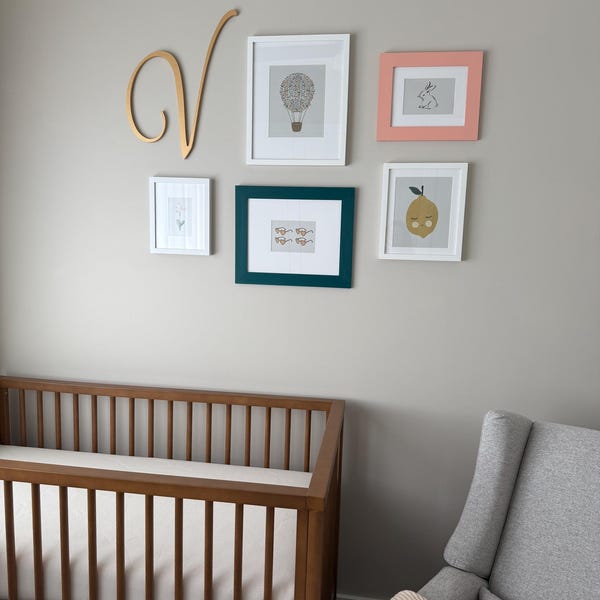 Cursive Letters Preppy Room Decor, Large Wall Letters College Apartment ...