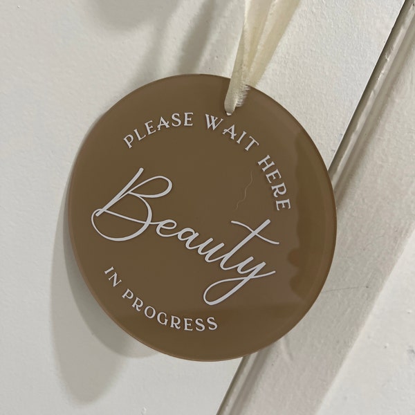 Custom 3D Acrylic Sign, Beauty Salon Door Sign, 3d Salon Door Plaque ...