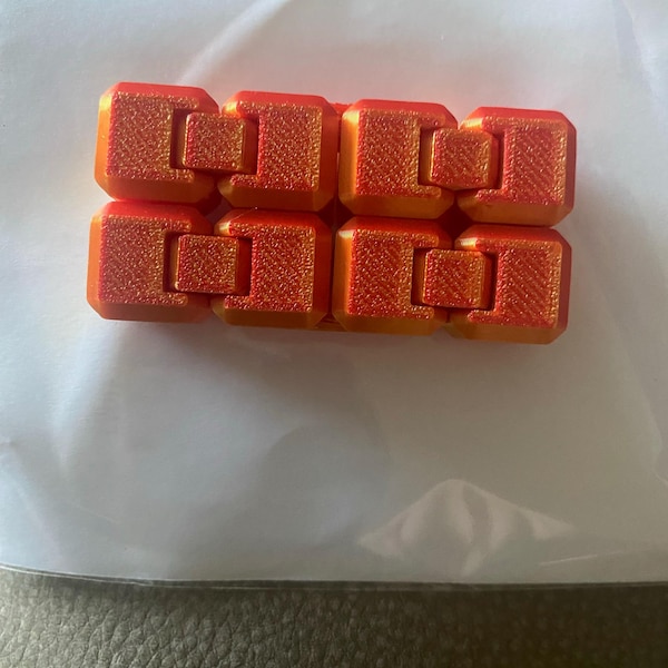 3D Printed Infinity Cube Fidget, Mini Infinity Cube, Articulated Toy ...