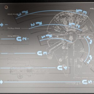 Full Set of Acrylic 2.0 Templates and Range Rulers for Use With X-wing ...