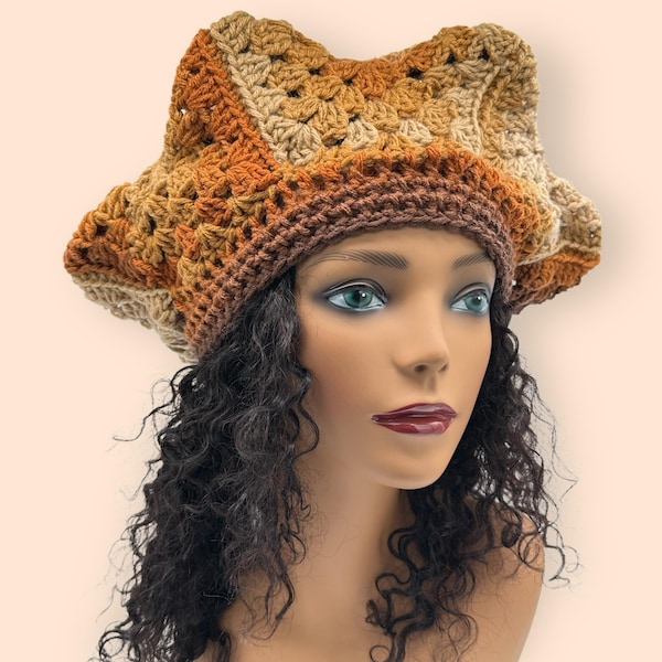 Crown Hat Crochet Pattern, Beginner-friendly Tutorial, Winter Wear ...