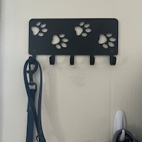 Dachshund Key Rack Hanger/ Dog Leash hooks Metal Art 6 inches wide made ...