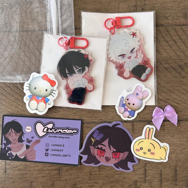 Alien Stage R7 Till & Luka Acrylic Charms - Etsy