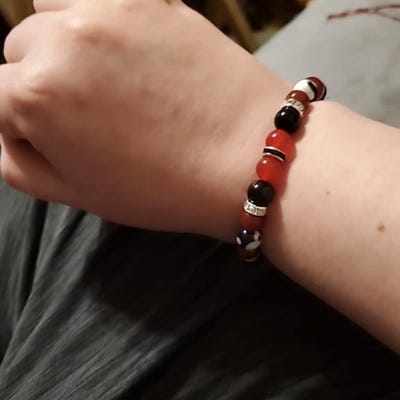 Shinso BNHA Real Crystal Bead Bracelet - Etsy