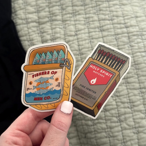 Matchbox Sticker | Holy Spirit | Bible Stickers | Faith Stickers ...