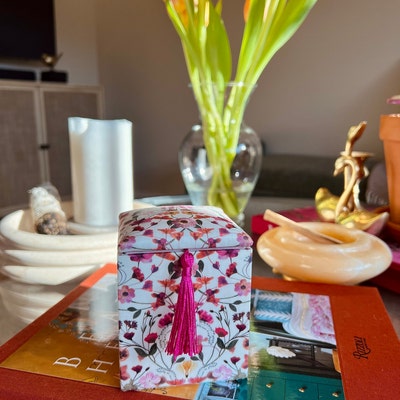 Handmade Fabric Jewelry Box With Liberty of London Fabric Long 7 - Etsy